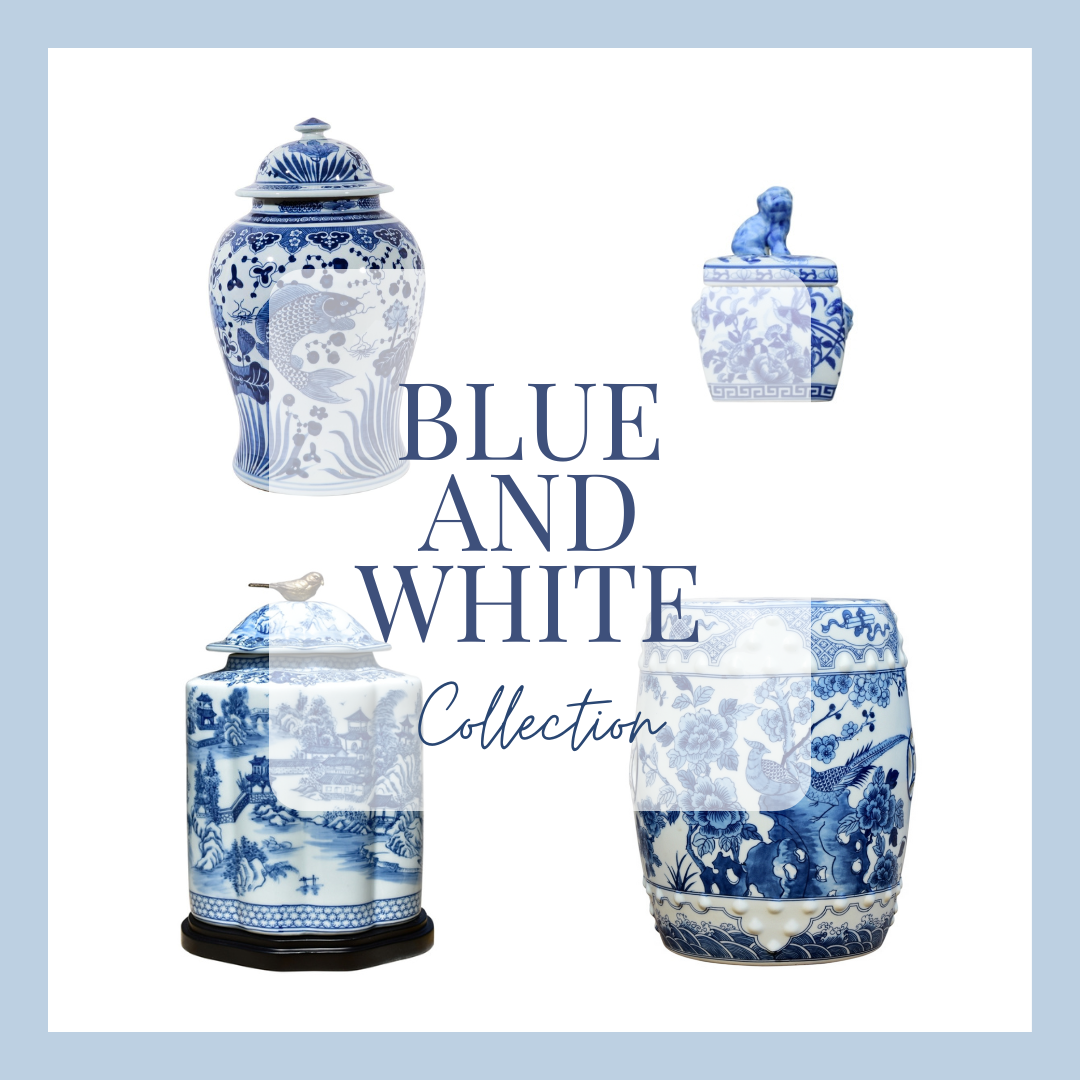 Blue and White Collection – Asian Style Furnishing
